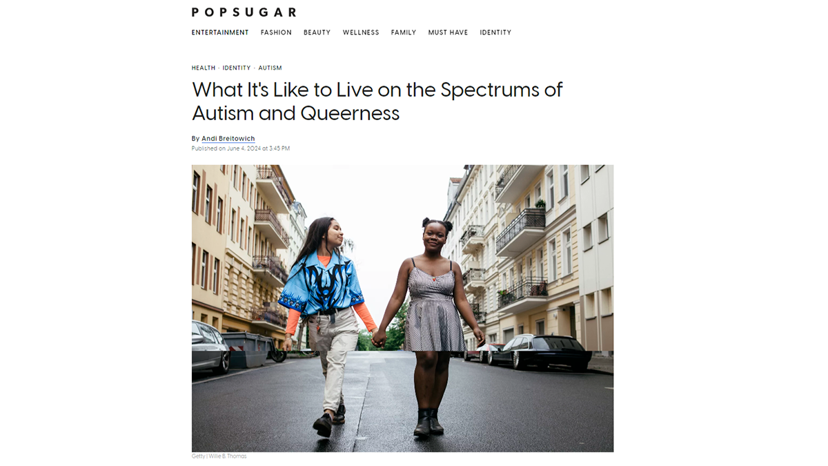 POPSUGAR interviews Alyssa Chapman | Autism Speaks